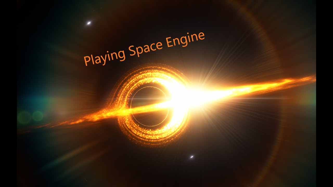 playing space engine - YouTube