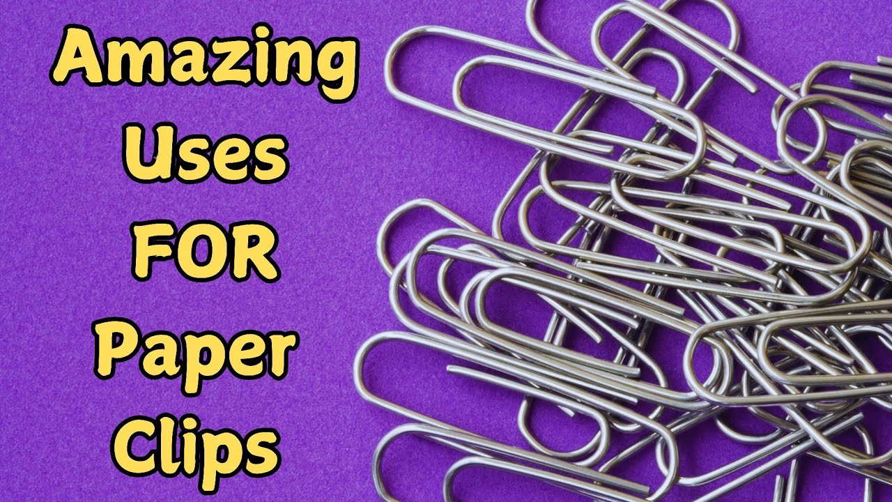 14 Great Uses For Paper Clips don t Miss Them YouTube 14-great-uses-for-paper-clips-don-t-miss-them-youtube