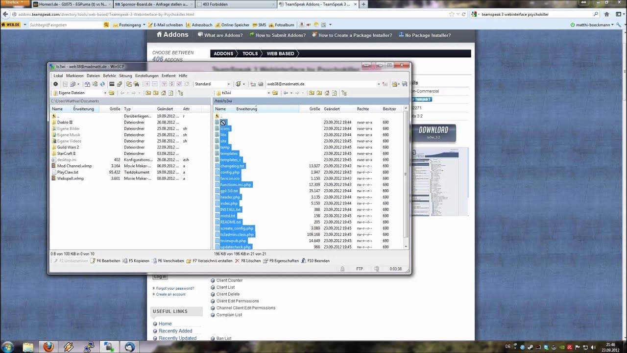 TS3 Tutorial: Webinterface installieren - YouTube