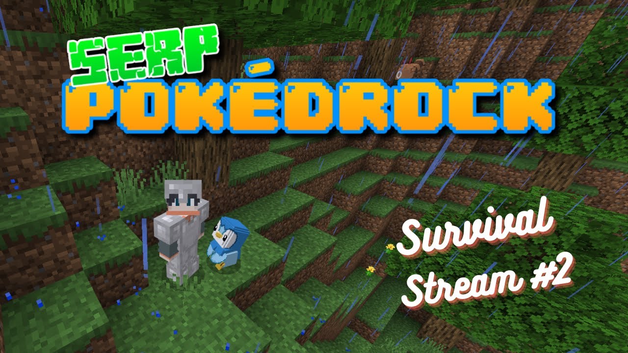 SERP Pokedrock Stream #2 - Kita mulai Training Arc!! - YouTube
