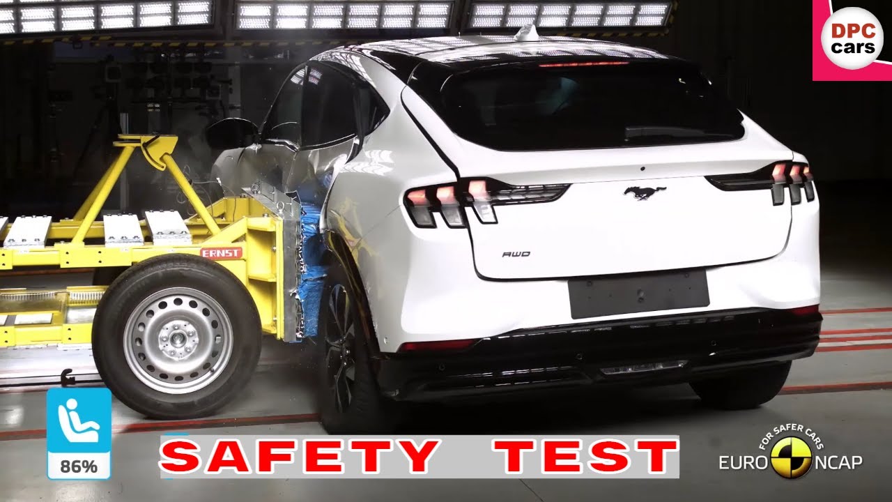 Electric Ford Mustang Mach E Safety Test - YouTube