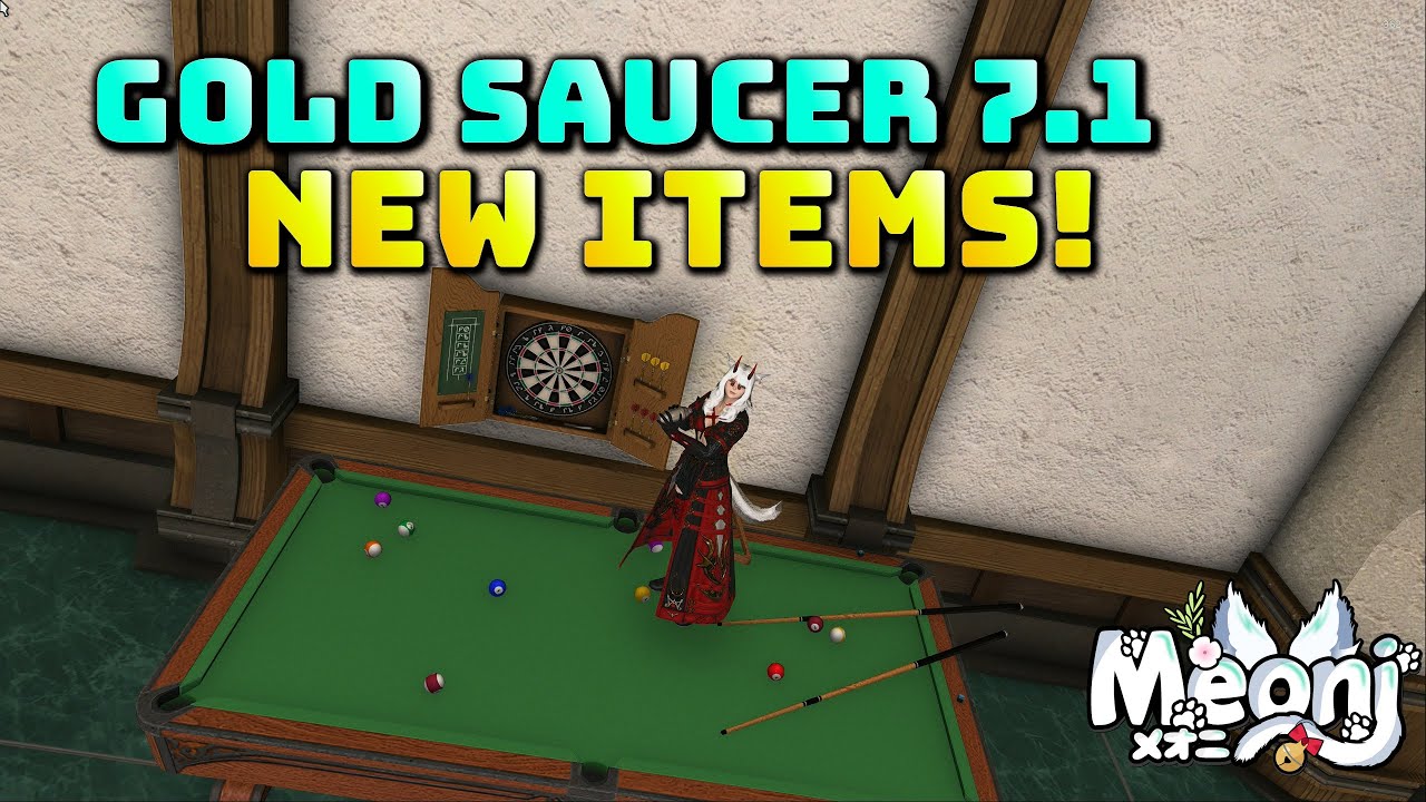 FFXIV: New Gold Saucer Items! - 7.1 - YouTube
