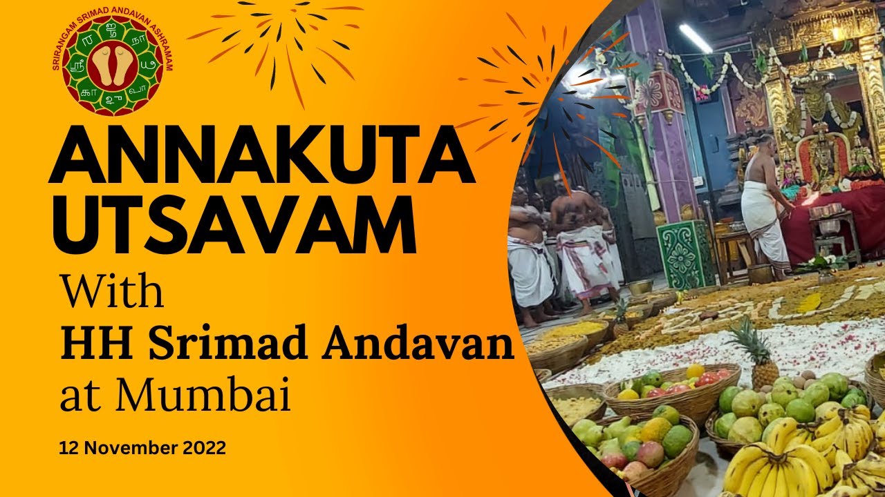 Annakuta Utsavam with Srimad Andavan - YouTube