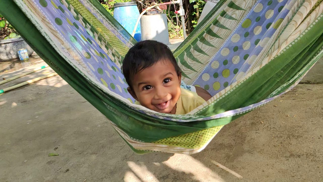 #baby in traditional way in saree uyyala dec10. 2020 - YouTube