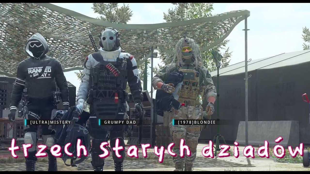 Stary dziad gra w gry (Warzone) - epizod #2 - losowe trójki - YouTube