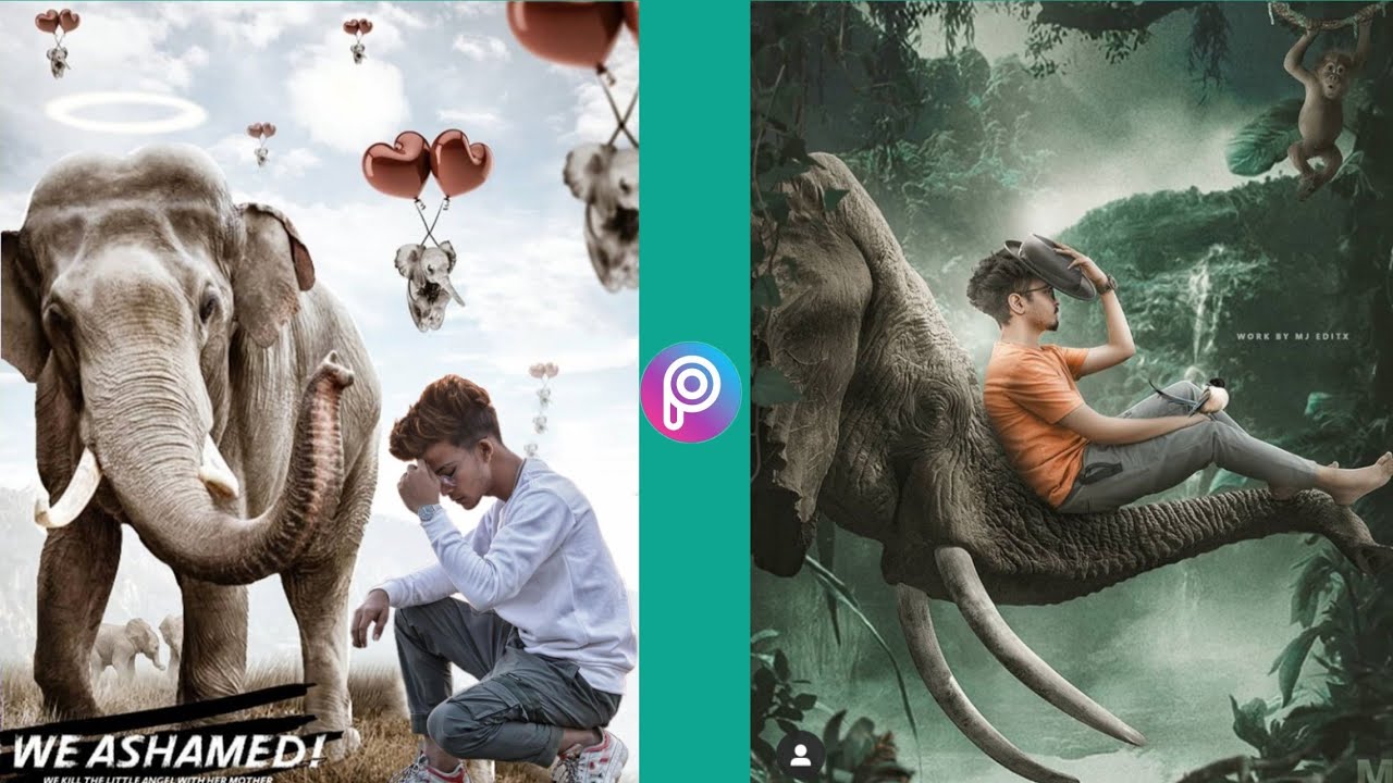 Elephant Photo Editing PicsArt//Rahul Editz - YouTube