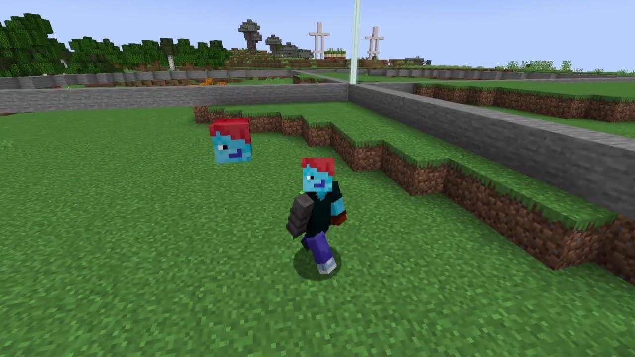 digging a hole in minecraft - YouTube