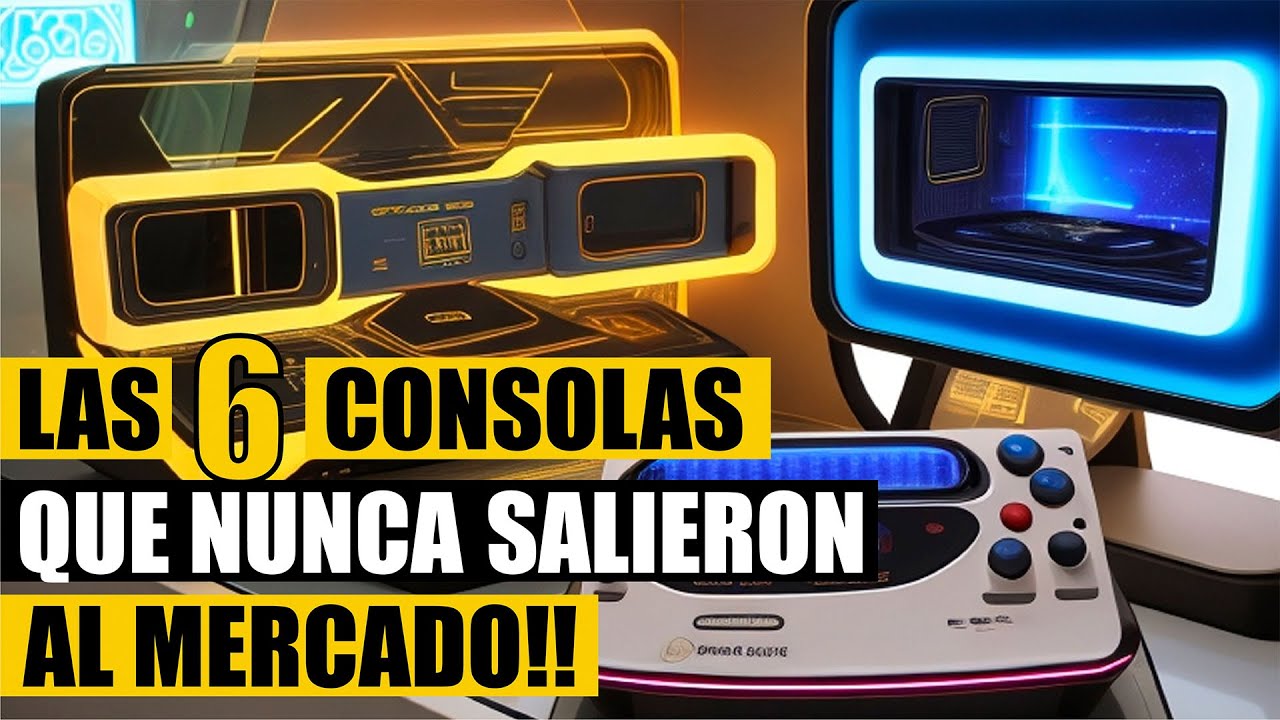 6 CONSOLAS QUE NUNCA SALIERON AL MERCADO - YouTube