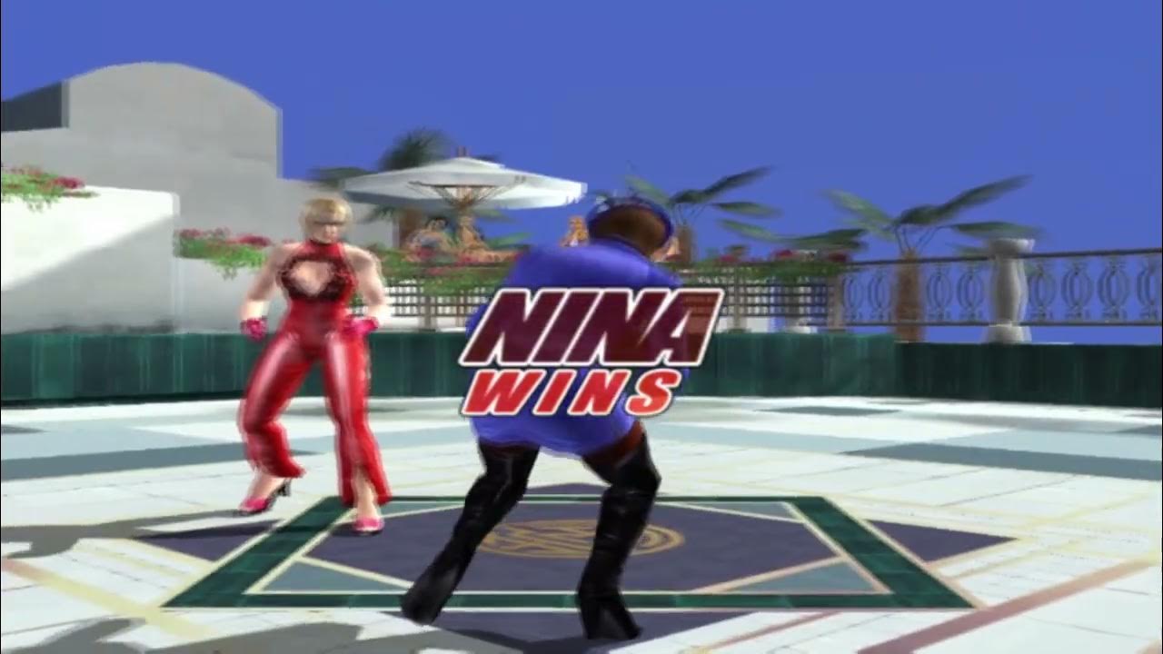 Tekken 5 Nina Red Outfit Stomp Anna Blue Outfit 5 Rounds Youtube