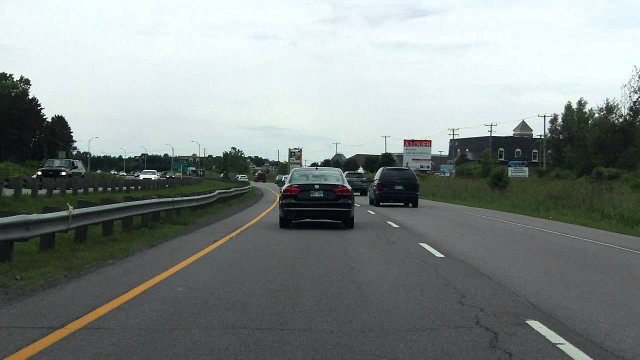 North Belt Expressway (Autoroute 640 Exits 28 to 16) westbound - YouTube