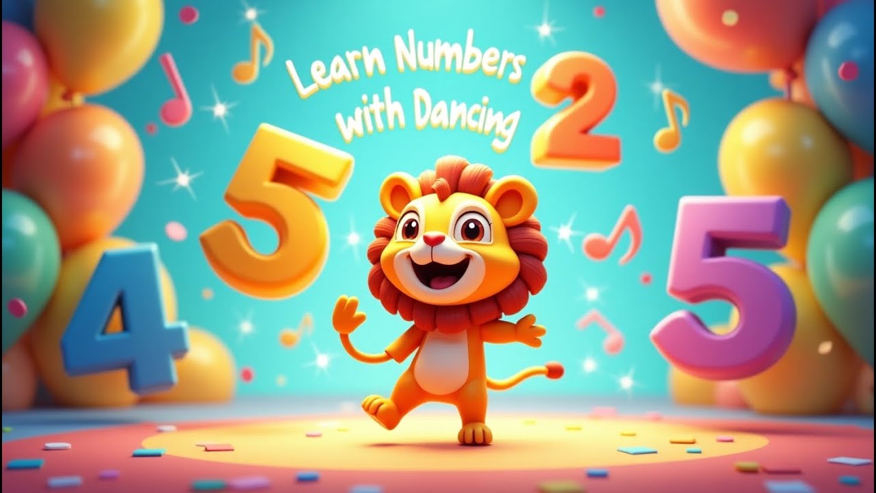 🎵 Learn Numbers with Fun Songs & Dance | Counting 1 to 10 for Kids 🎶 ...