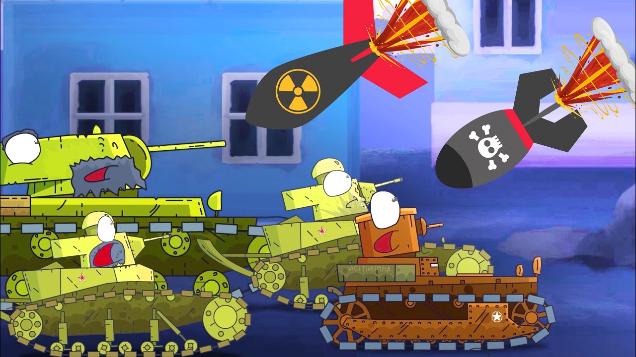 World of tanks animation. Monster Trucks Cartoon for children. Cartoon ...