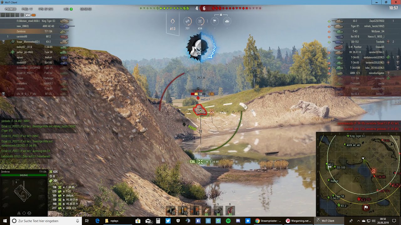 World of Tanks - T71 DA [Replay] - YouTube