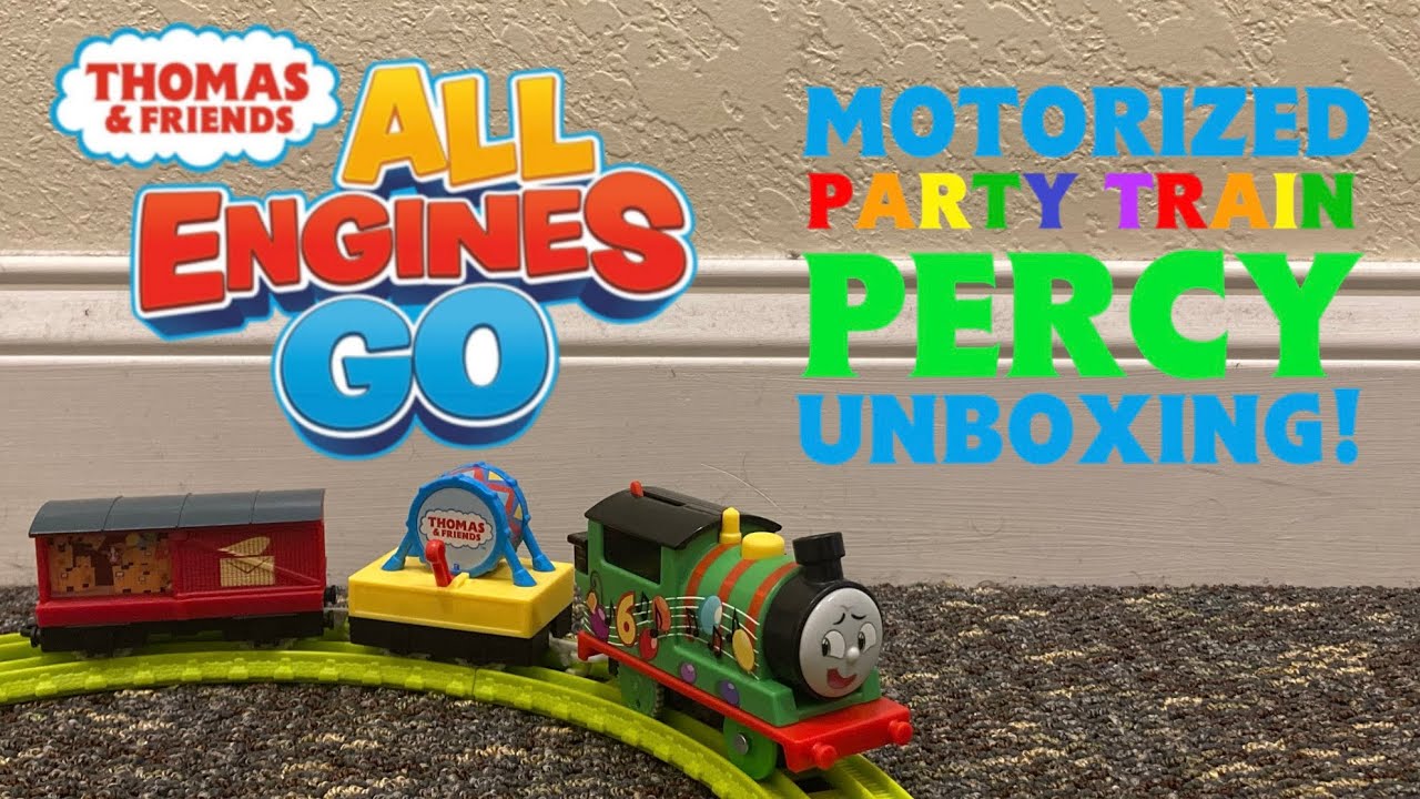 Motorized AEG Party Train Percy Unboxing! - YouTube