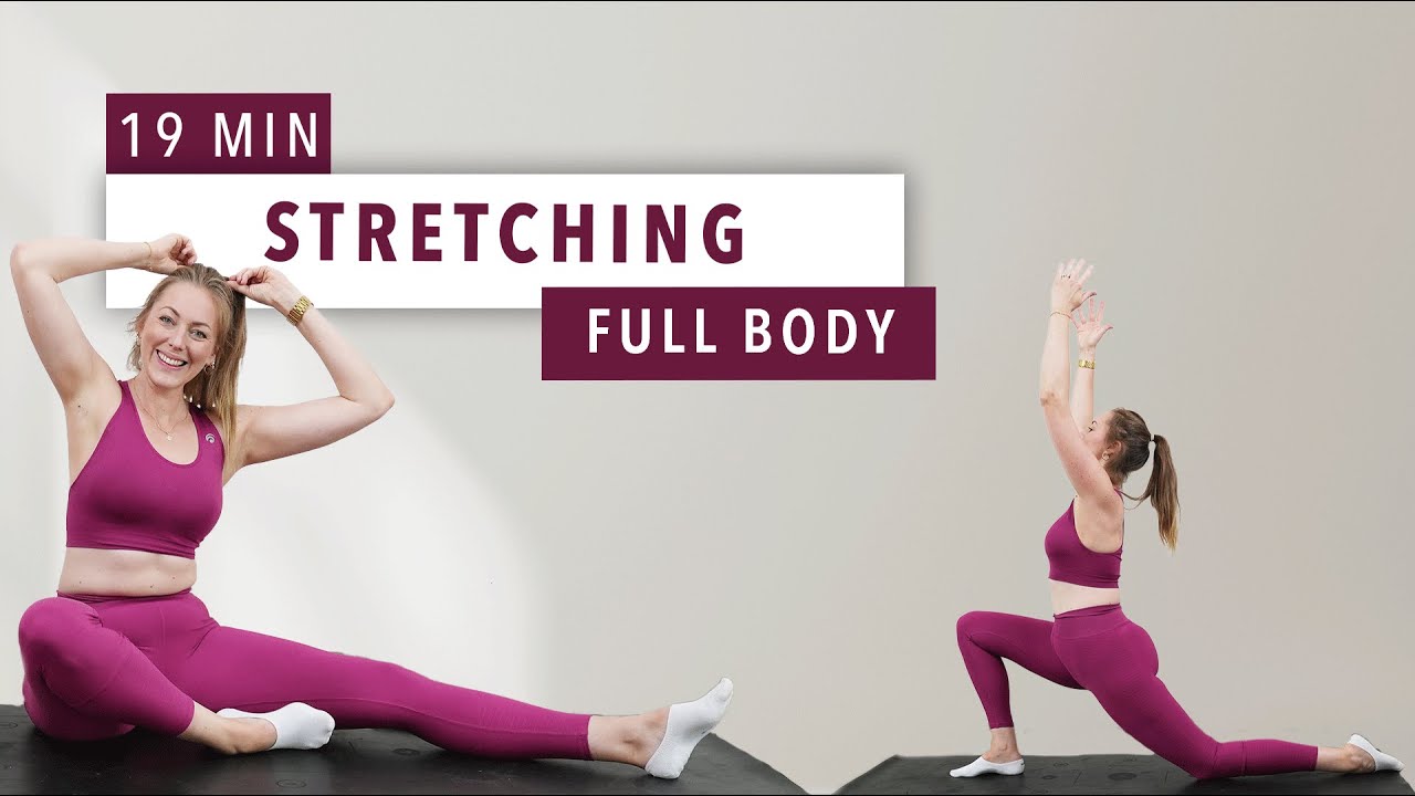 19 MIN FULL BODY STRETCHING ROUTINE - YouTube