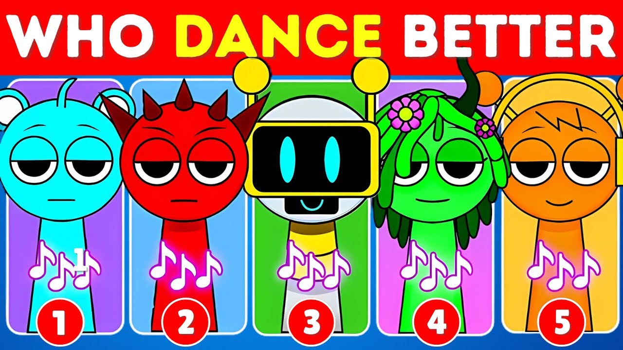 Who DANCES Better? 💃🎶 INCREDIBOX SPRUNKI Edition 😎 Oren 🐯 Pinki 🌸 Simon ...