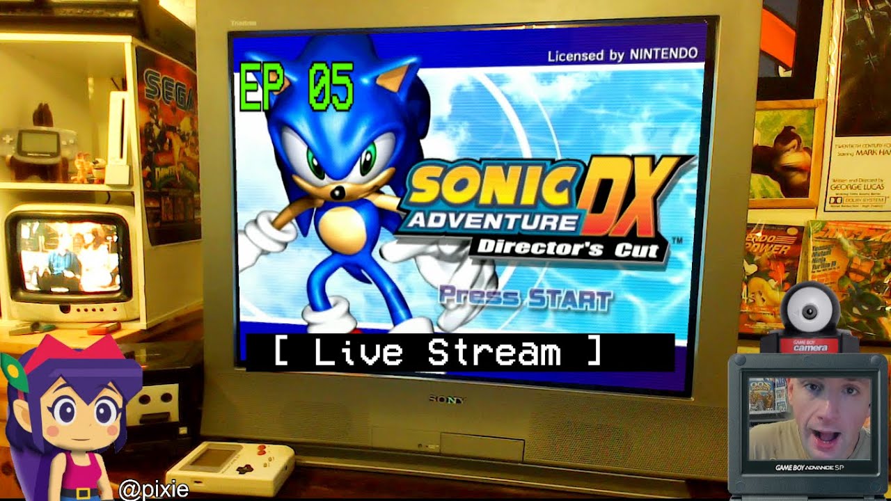 The 90s Live! Sonic Adventure on Gamecube. Is Pixie a vTuber? Let me ...