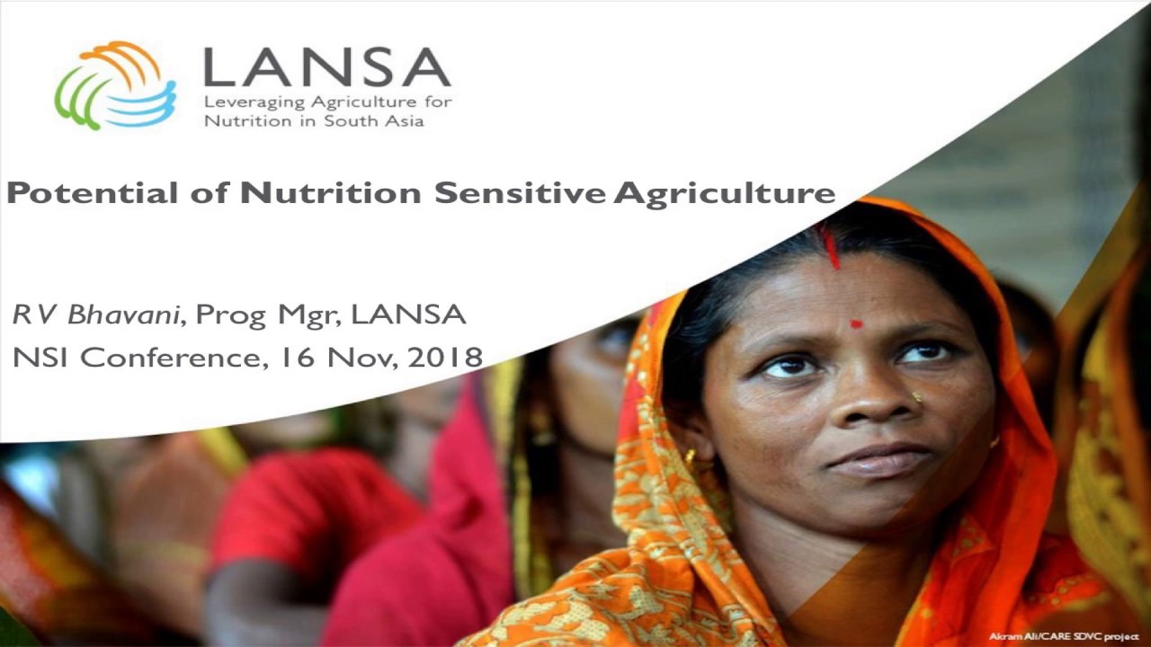 Nutrition Sensitive Agriculture - YouTube