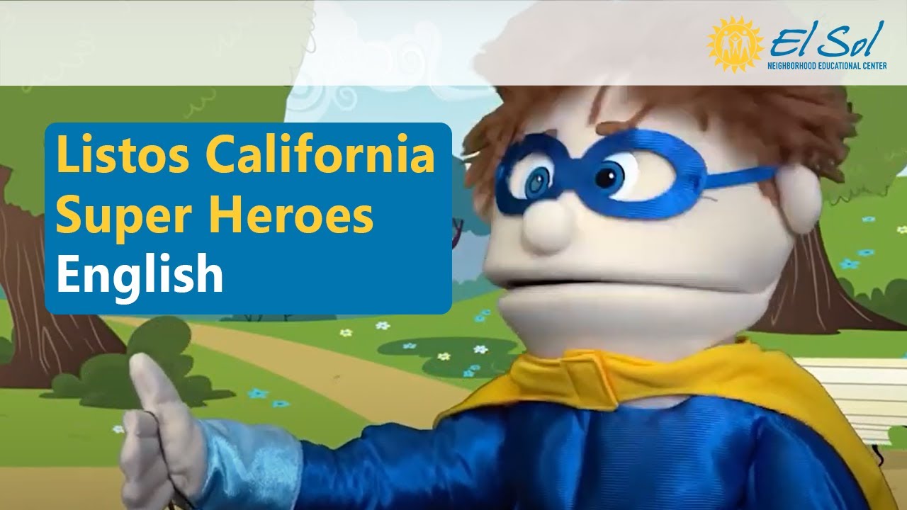 Listos California Super Heroes English - YouTube
