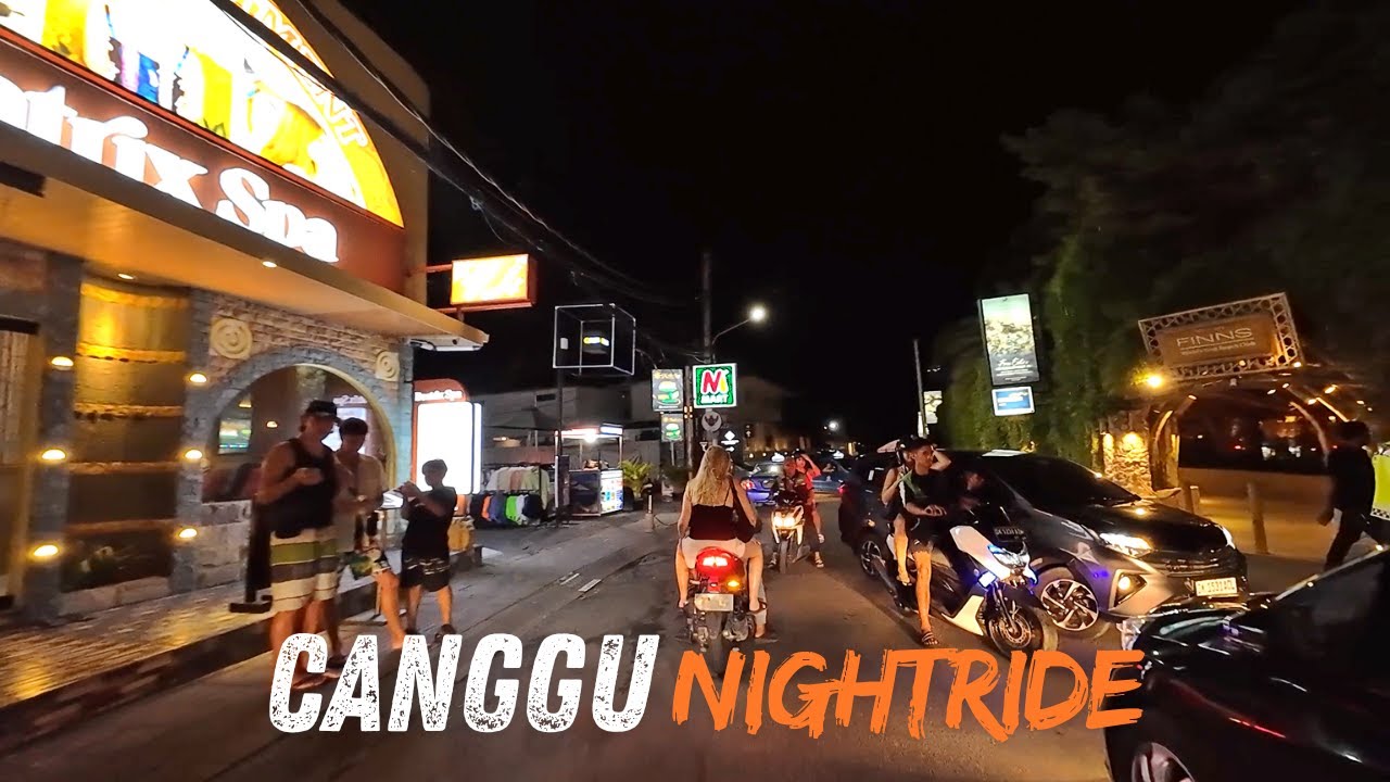 Nightriding In Canggu Bali on A Normal Night | Batu Bolong, Batu Mejan ...
