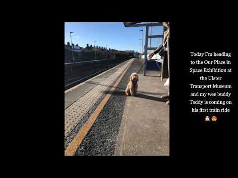 BTS Our Place in Space at the Ulster Transport Museum - YouTube