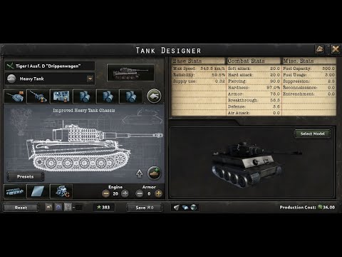 Hoi4 Tiger I Ausf. D "Drippenwagen" - YouTube