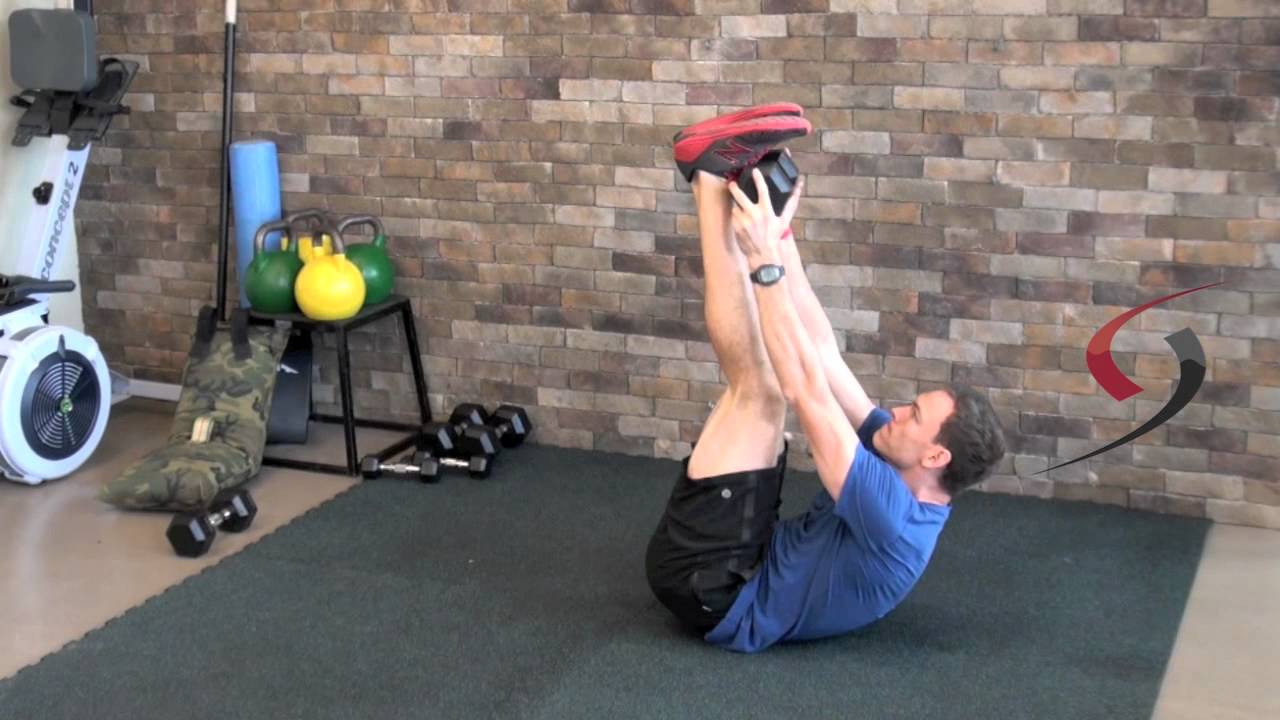 db situp toe touch - YouTube