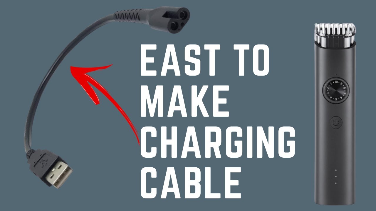 HOW TO MAKE A USB CABLE CORD | 2 PIN | DIY HOME MADE POWER CABLE(TRIMER ...