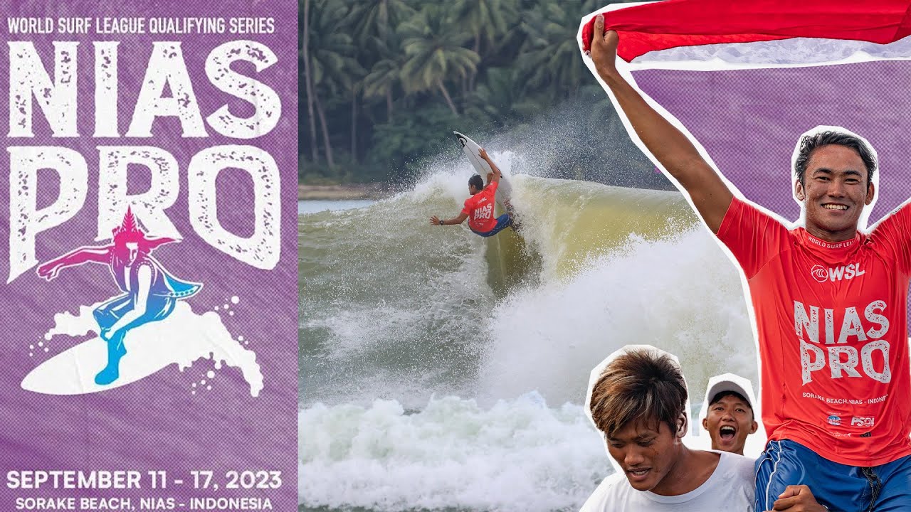 Rio Waida Wins Nias Pro QS 5000 // Highlights + Full Heat Replay - YouTube