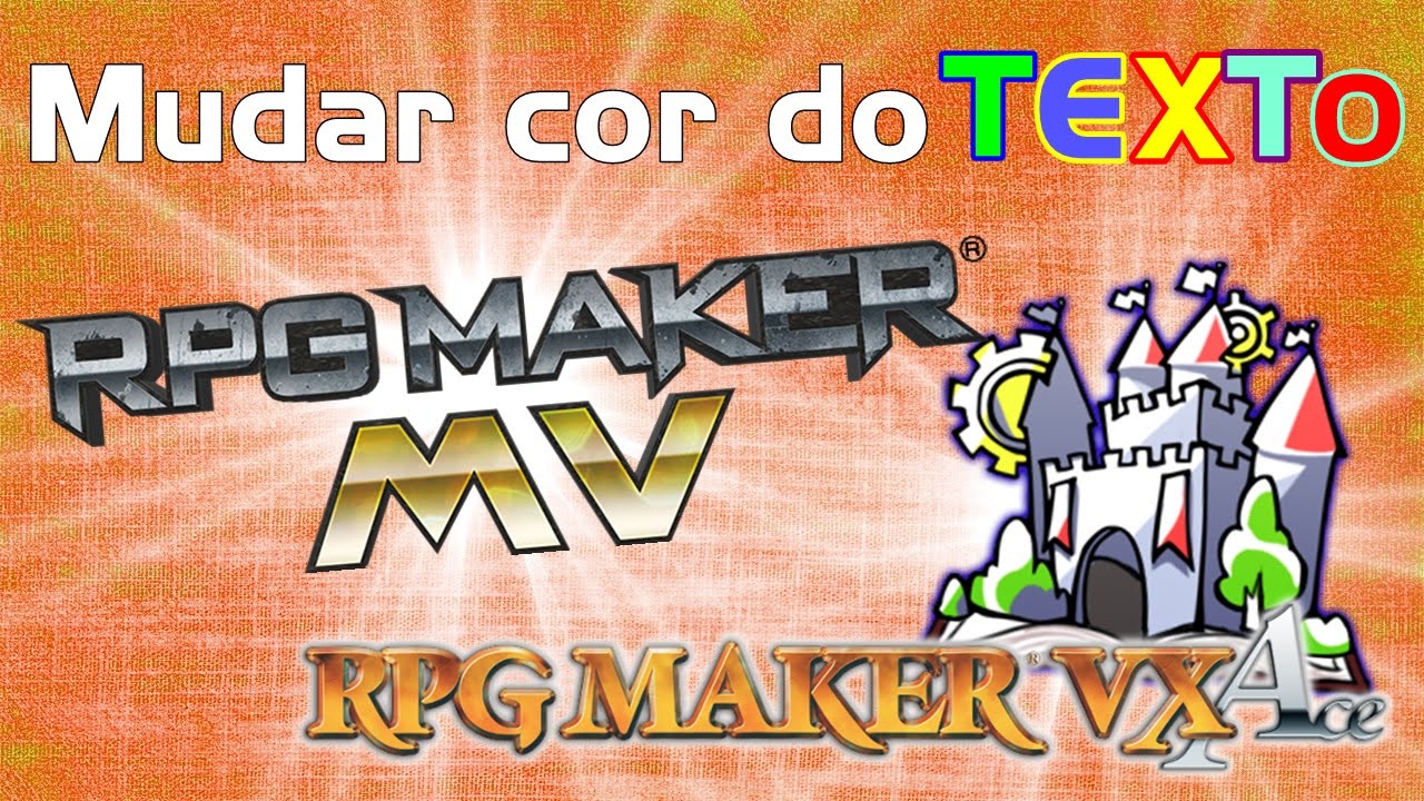 Mudar a cor do texto RPG maker VX ace / RPG Maker MV - YouTube