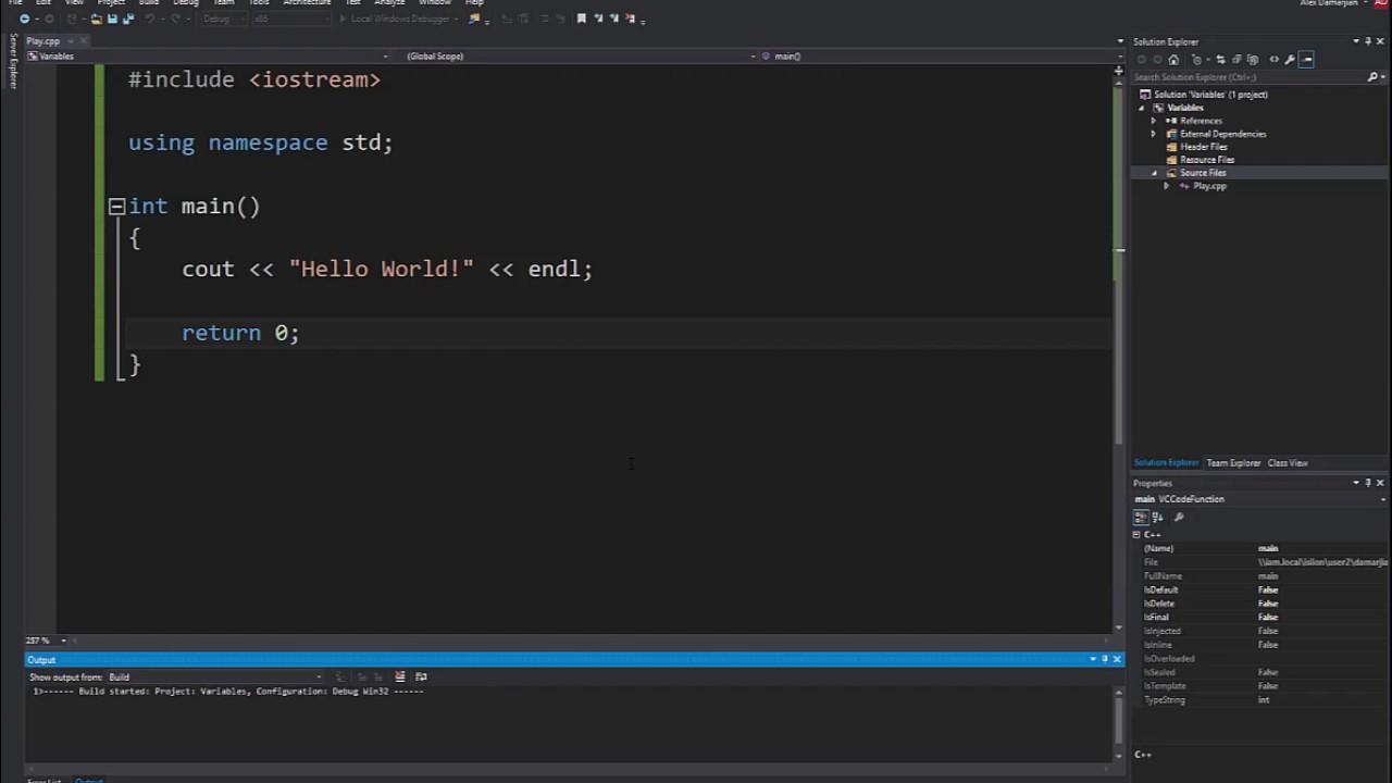 01 Data Structures and Algorithms Variables - YouTube