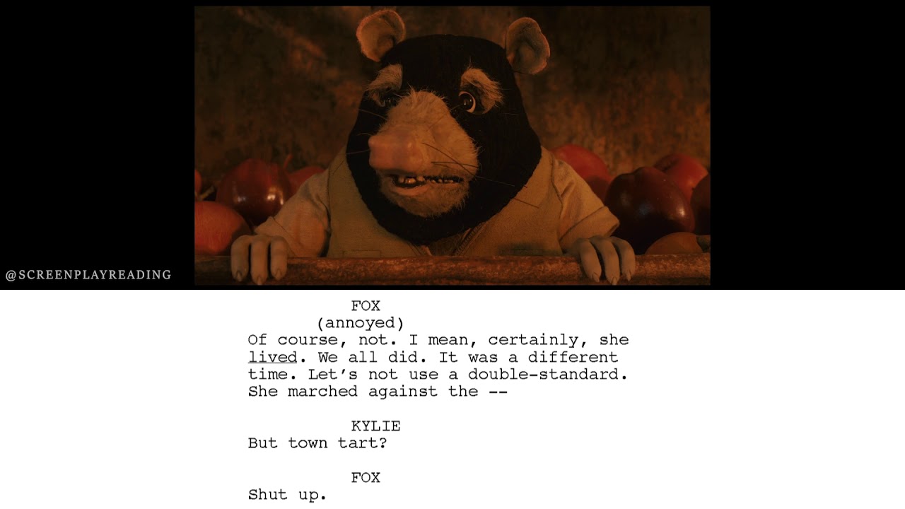 Fantastic Mr. Fox - Y'all are Trespassin' Now | Screenplay Reading ...