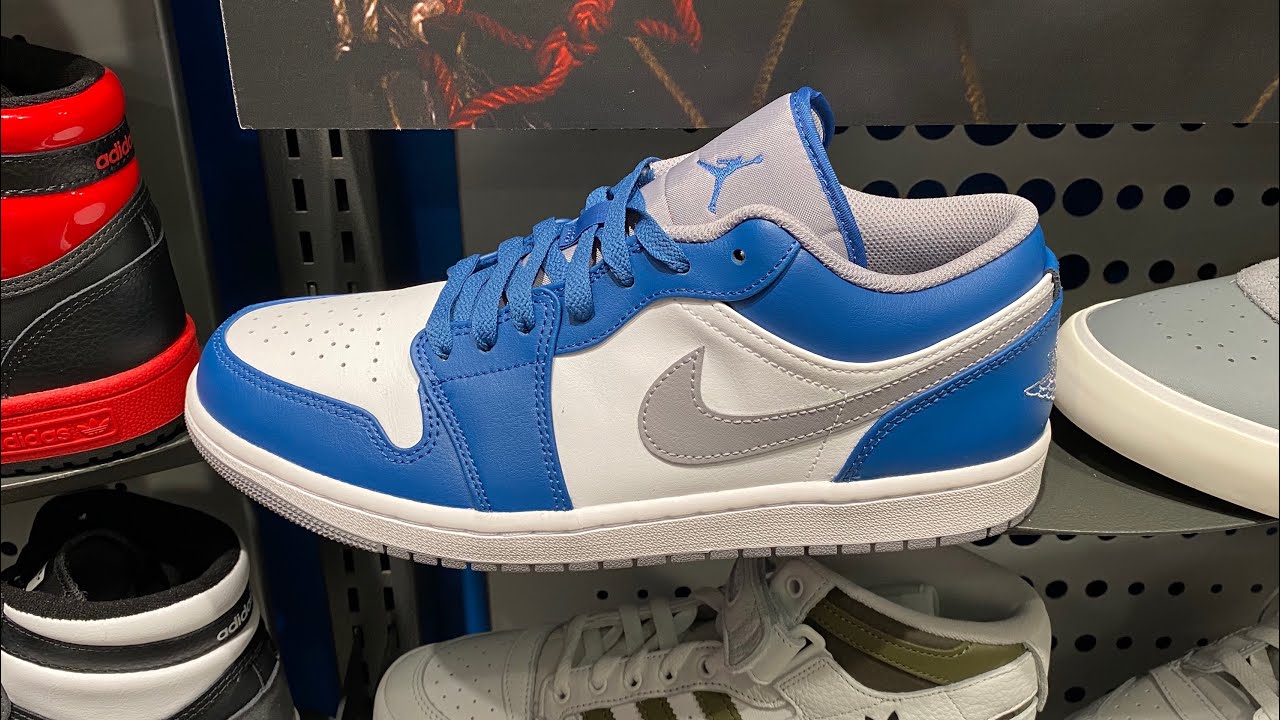 Air Jordan 1 Low “True Blue” - SKU: 553558-412 - YouTube