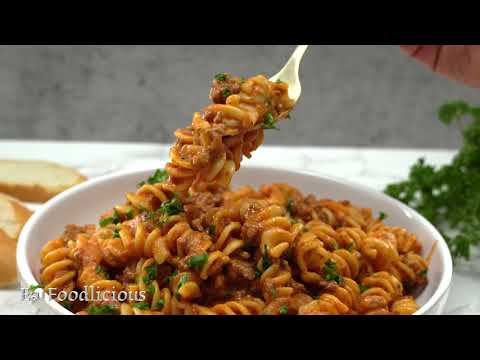 Instant Pot Creamy Beef Rotini