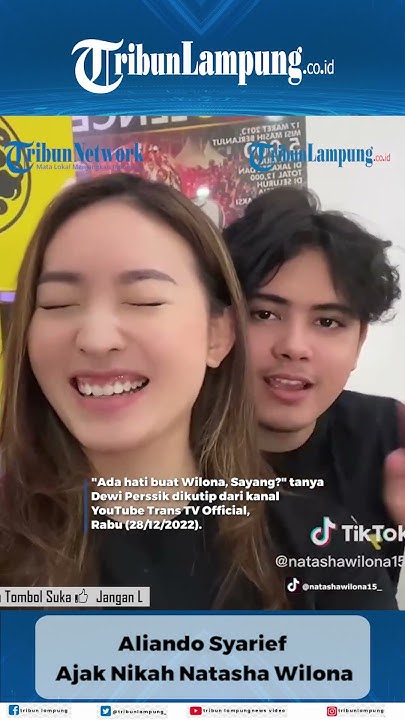 Aliando Syarief Ajak Nikah Natasha Wilona @TRIBUNLAMPUNGNEWSVIDEO - YouTube