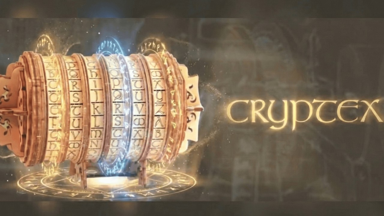 Craft a Secret Code! - Kryptos Wooden Cryptex Kit Puzzle Box - YouTube