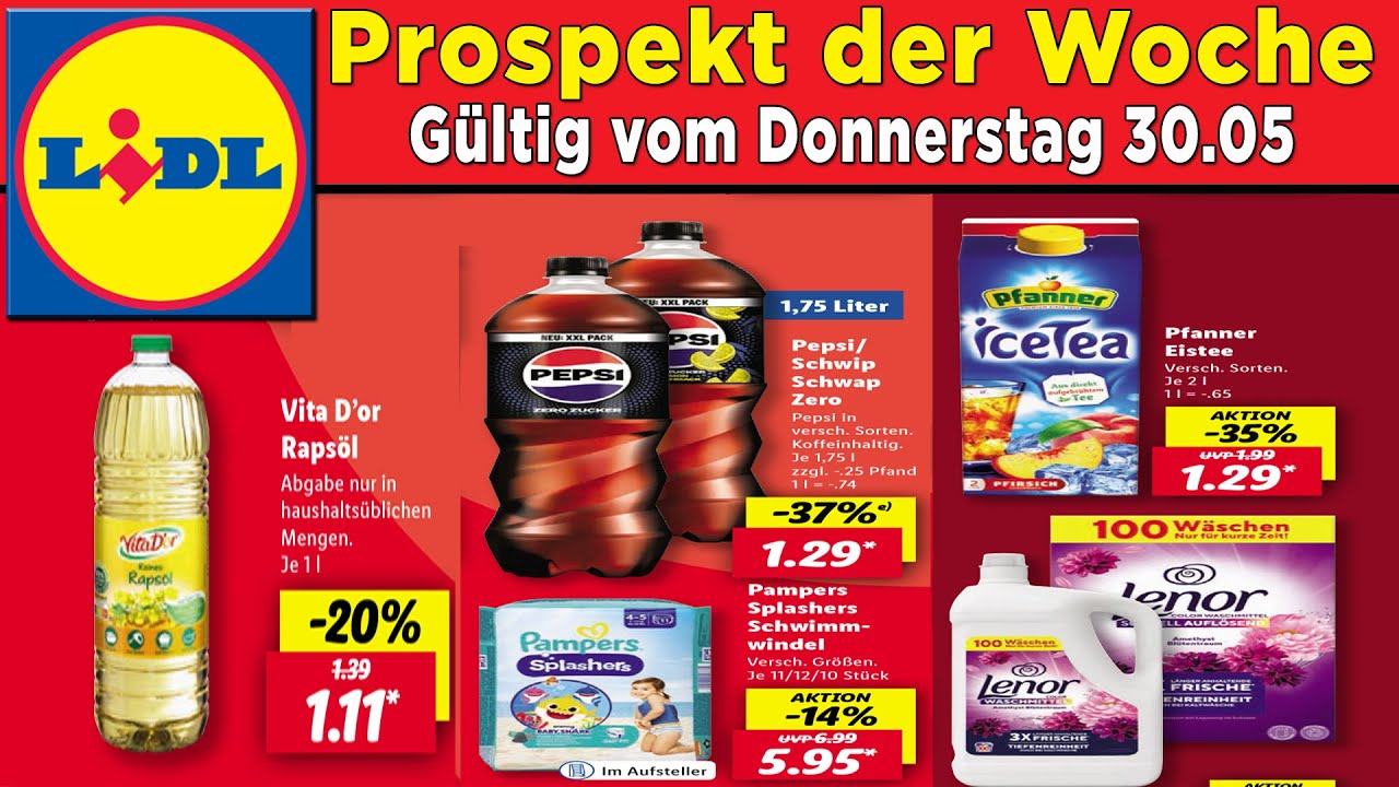 LIDL Werbung Prospekt | Prospekte Angebote DE | Gültig von 30.05.2024 ...