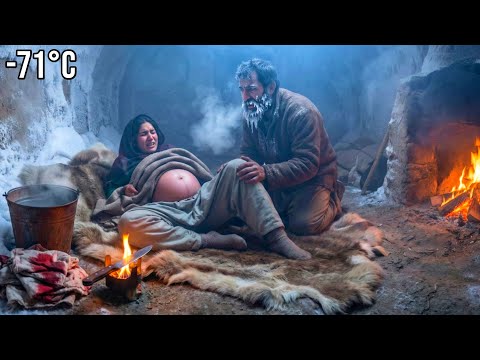 Life with a Newborn in Afghanistan -71°C Cave Life with a Baby - Afghan Winter Survival