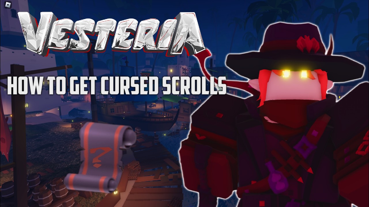 The Best Ways to Get Cursed Scrolls | ROBLOX - Vesteria - YouTube