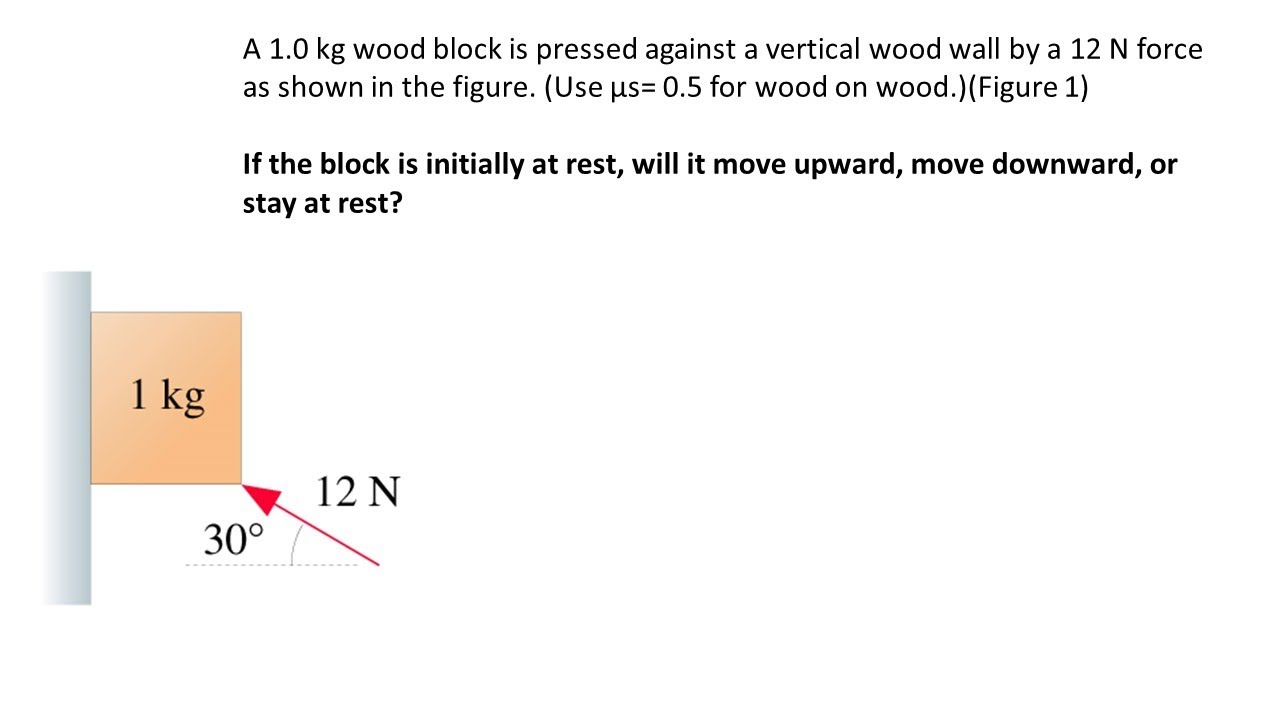 Problem 5.75 solved Mastering Physics static friction - YouTube