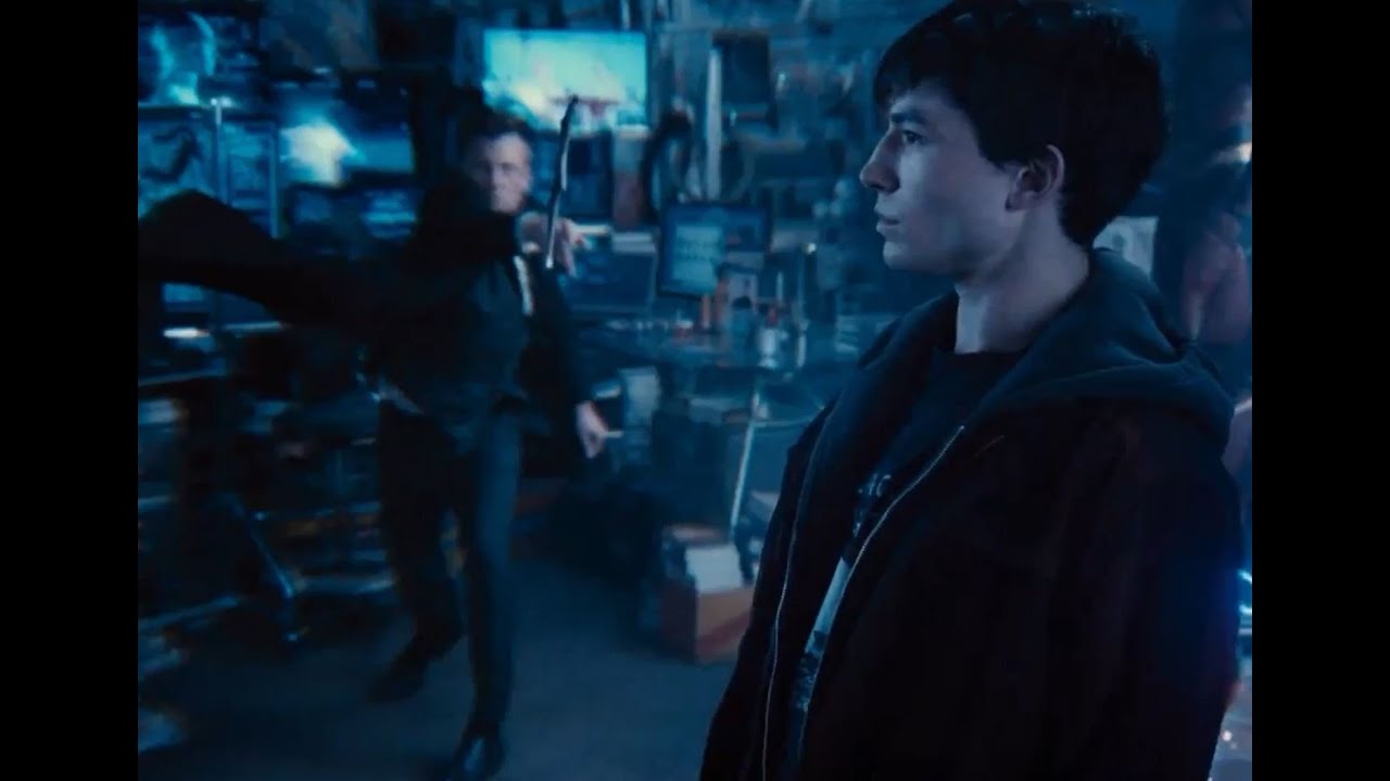 Justice League Snyder Cut The Flash First Meets Bruce Wayne - YouTube