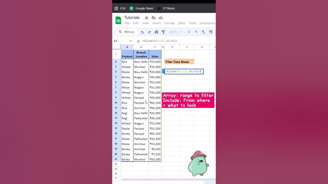 How To apply FUNCTION Filter in Excel & Sheet | New Excel Function | Hello Excel #trendingshorts ...