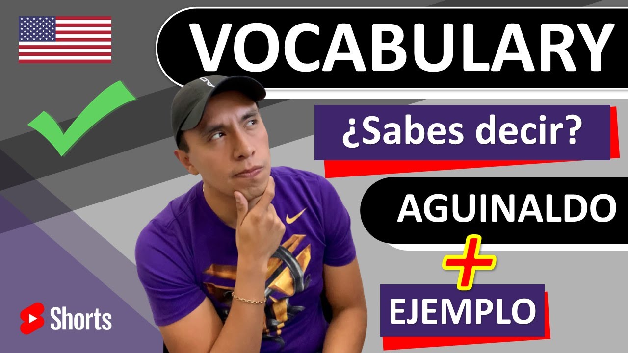 🎄APRENDE a decir AGUINALDO en Inglés!! Super fácil + ejemplo ...