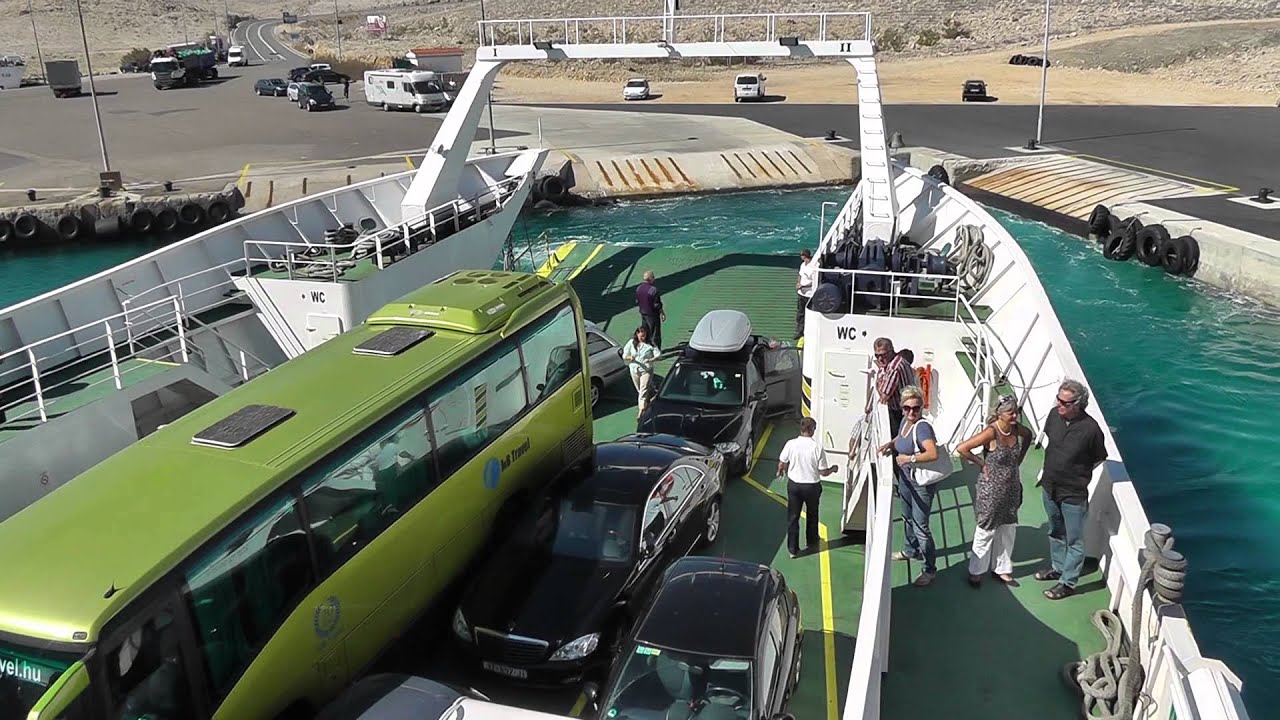 Trajekt na ostrov Rab - YouTube
