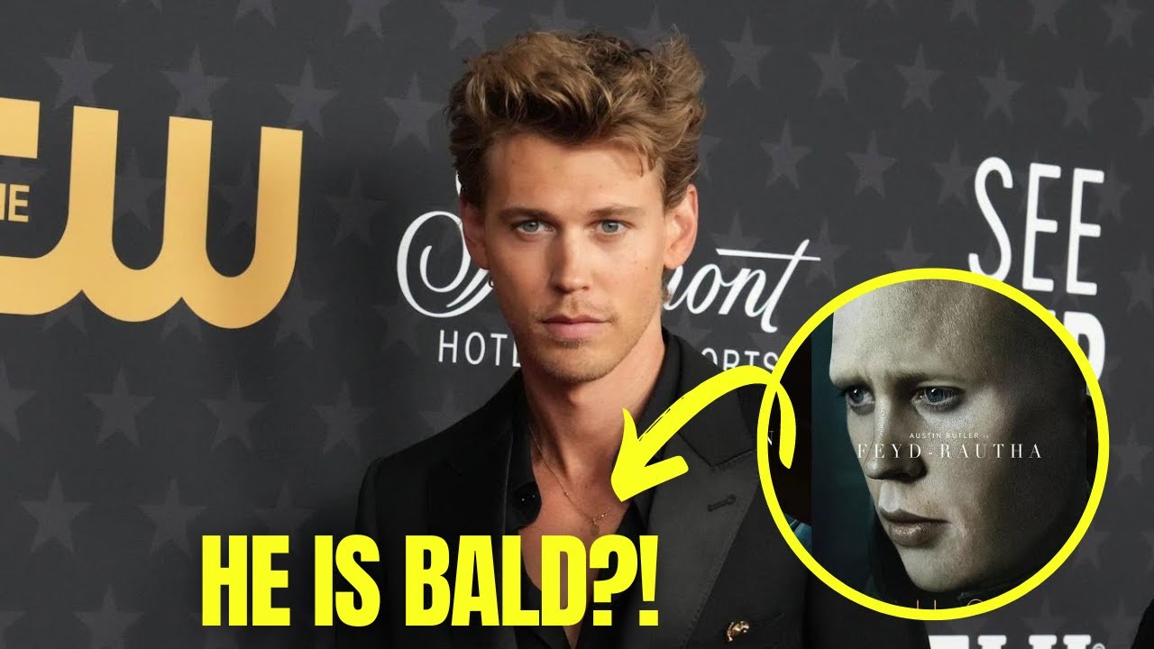 Austin Butler leaves Elvis behind and goes BALD for Dune 2! - YouTube