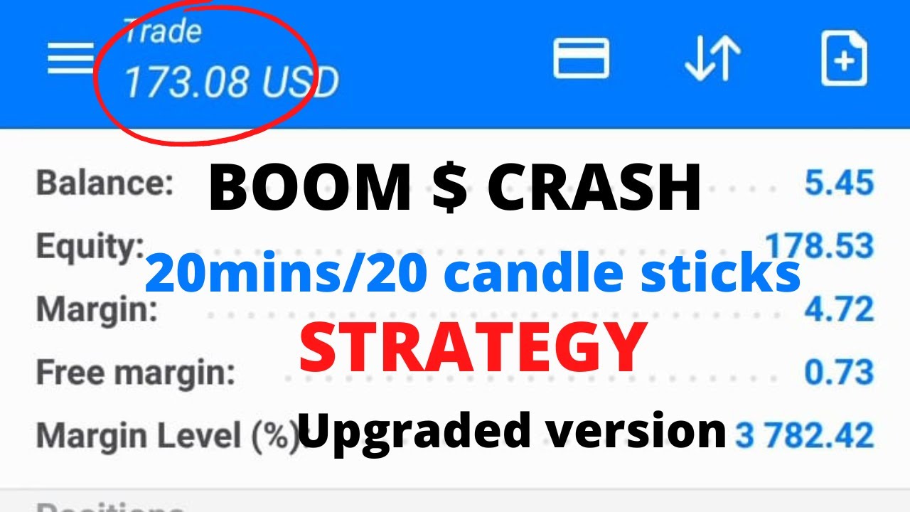 New upgraded Boom and Crash 20mins/20 candle sticks strategy..price ...