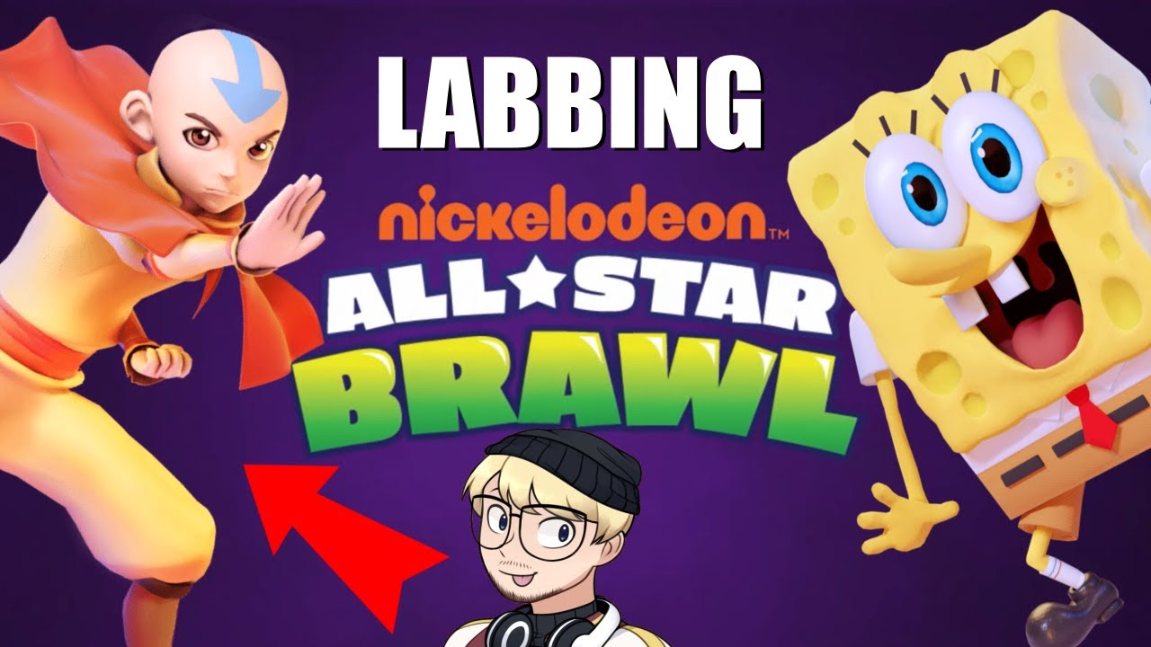 LABBING AANG OFFLINE HIGHLIGHTS VS SPONGEBOB | Nickelodeon All-Star ...