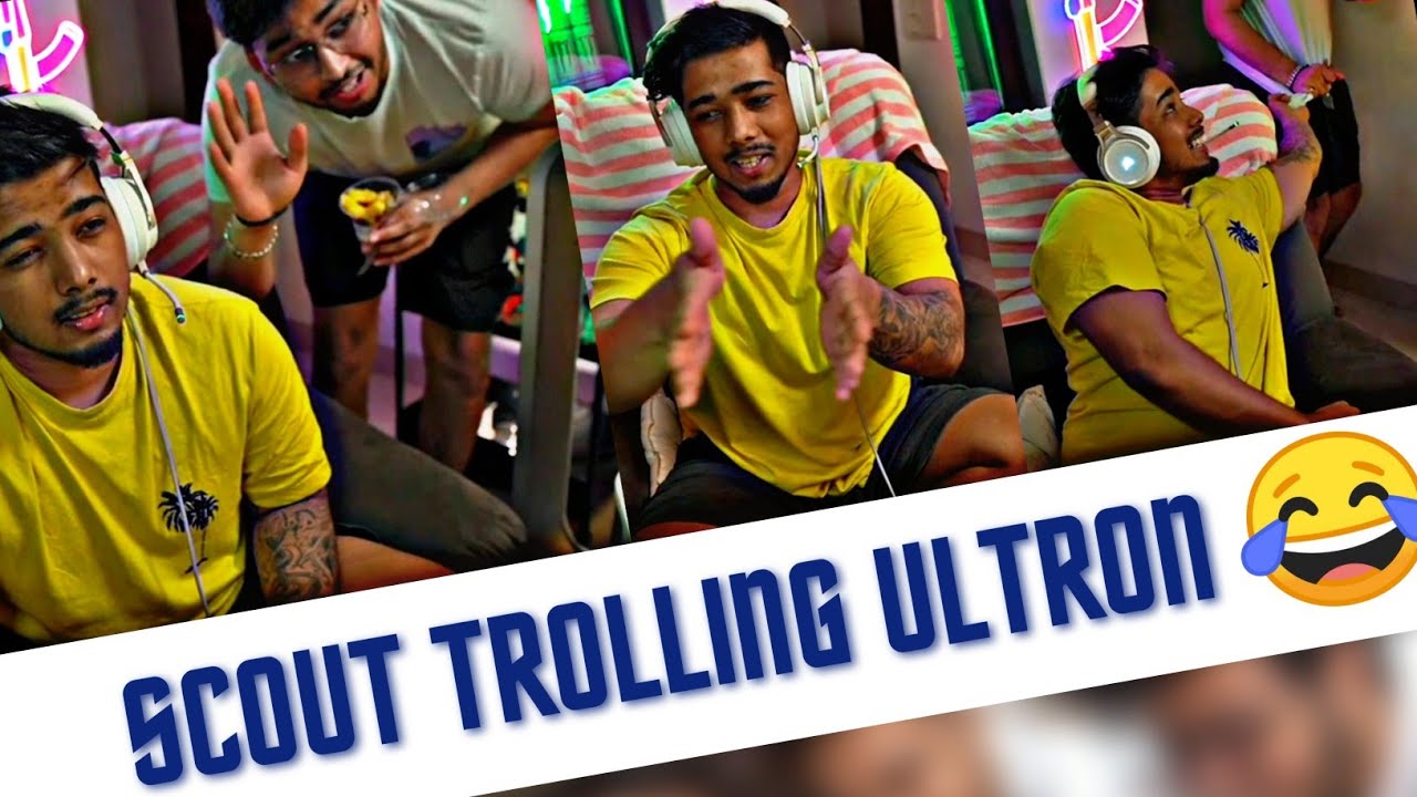 Scout Trolling Ultron 😂 | Sc0ut And Ultron Funny Moments - YouTube