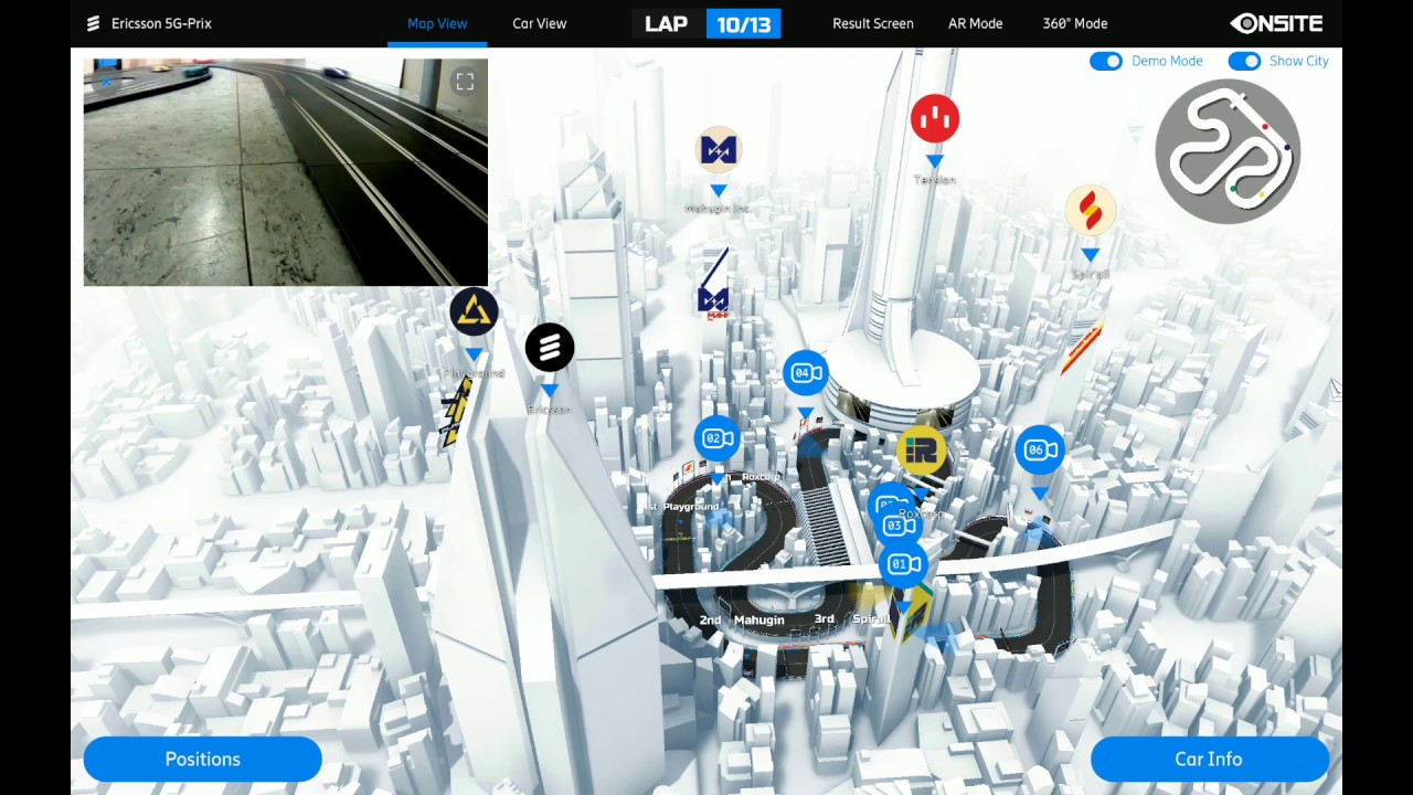 5G Racing Demo Application - YouTube