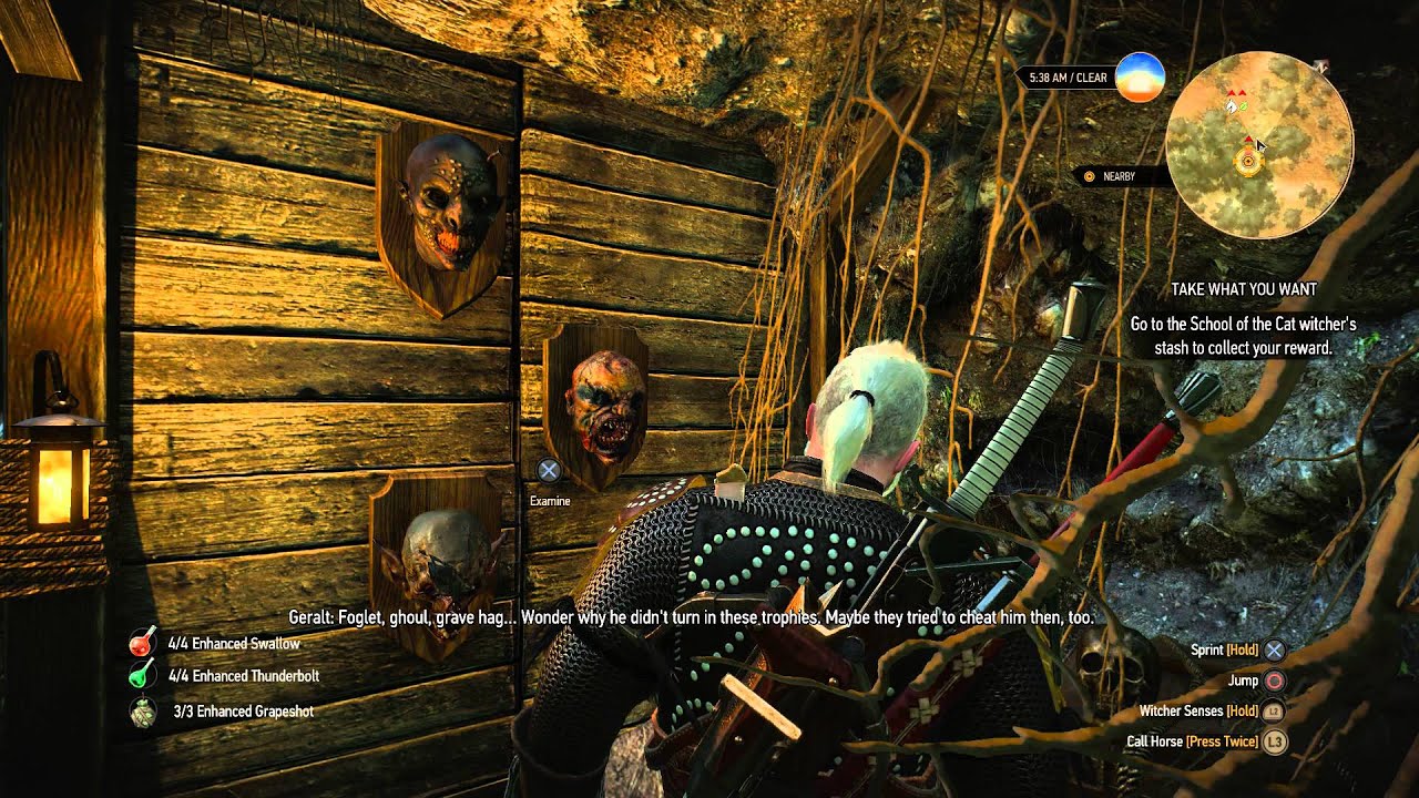 The Witcher 3 - Take What You Want: "Letter to Gaeton" Telgr Sword ...